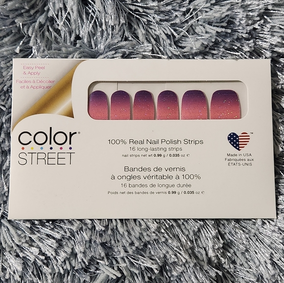 Color Street | Makeup | Color Street Purple To Pink Glitter Gradient ...